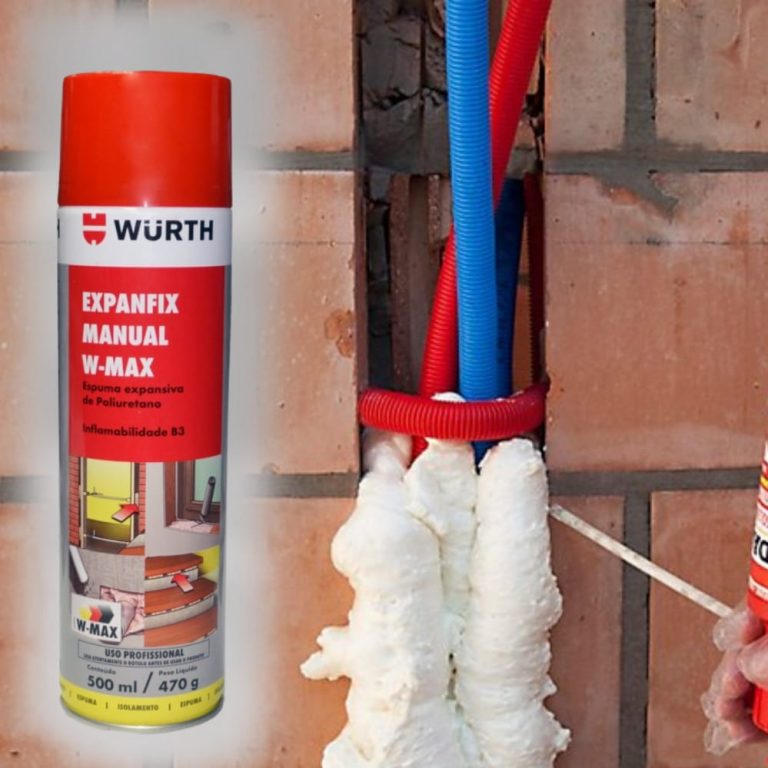 Espuma Expansiva 500ml Wurth – Work LED