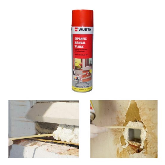 Espuma Expansiva 500ml Wurth – Work LED