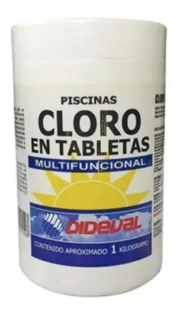 Cloro En Tabletas Triple Acción Piscinas 1kg X Caja 20 Und – Work LED